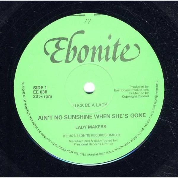 製造国 : UK　　リリース年 : 1978　　レーベル : Ebonite　　品番 : EE 038　　　　明らかなプチノイズ箇所が十数回有ります。レア音源連発で知られる緑のレーベルが目印UKのEboniteから'78にリリースされた人気...