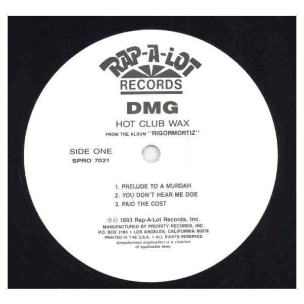 製造国 : US　　リリース年 : 1993　　レーベル : Rap-A-Lot Records　　品番 : SPRO 7021　　　　'93のRap-A-Lot初期名作に数えられる"Rigormortiz"から6曲を収録したEP。オススメ...