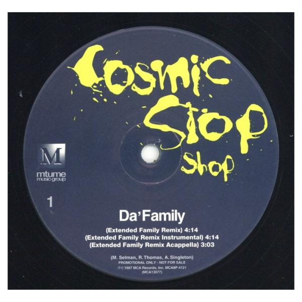製造国 : US　　リリース年 : 1997　　レーベル : Mtume Music Group　　品番 : MCA 13077　　　　スリ傷有るがプレイＯＫ。Oakland出身の3人組が'98にリリースした唯一のアルバム"Da Famil...