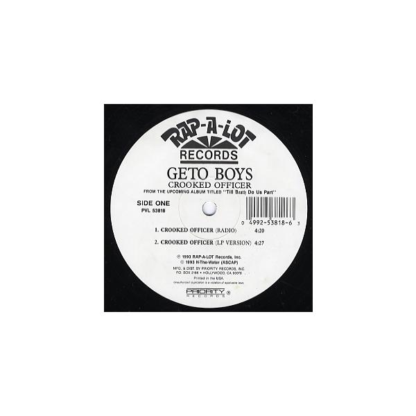 製造国 : US　　リリース年 : 1993　　レーベル : Rap-A-Lot Records　　品番 : PVL 53818　　　　US Org!! '93の名盤"Till Death Do Us Part"からのシングルカット!! ミ...