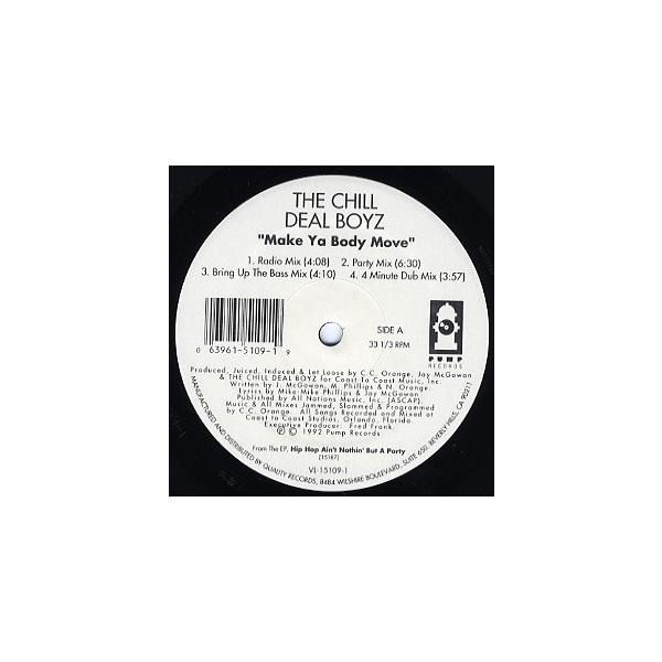 製造国 : US　　リリース年 : 1991　　レーベル : Pump Records　　品番 : VL-15109-1　　　　US Org!! '91のデビューEP"Hip Hop Ain't Nothing But A Party......