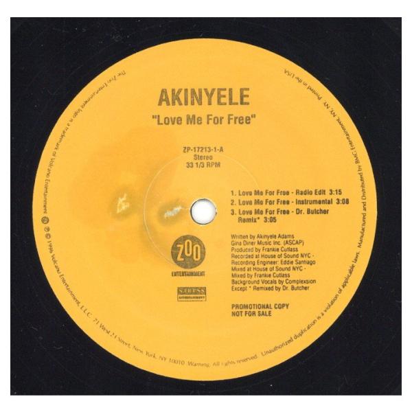 製造国 : US　　リリース年 : 1996　　レーベル : ZOO ENTERTAINMENT 　　品番 : 61422-34266-1　　　　ラベル破れ箇所有り。'96 US Org 12"。ProはなんとFrankie Cutlass...