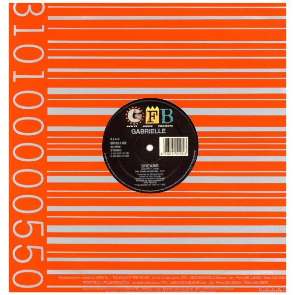 製造国 : ITALY　　リリース年 : 1993　　レーベル : GFB Records　　品番 : GFB 053　　　　GFB Recordsレーベルスリーブ。90年代を代表するUKの歌姫が'93にリリースしたデビューアルバム"Fin...