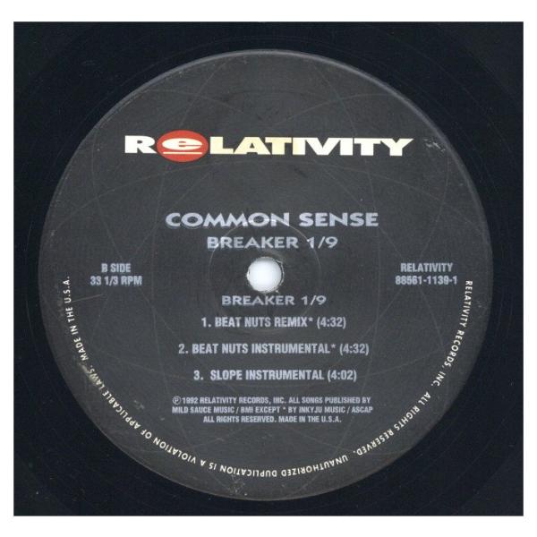 製造国 : US　　リリース年 : 1992　　レーベル : Relativity　　品番 : 88561-1139-1　　　　プレーン黒ジャケ。B-1イントロに軽くパチノイズ有。US Org。シカゴ出身で90年代から第一線で活動を続けるC...