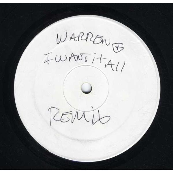 製造国 : US　　レーベル : Not On Label　　品番 : WANT　　　　スリ傷有るがプレイＯＫ。Test PressのWhite Promo盤!! '99の名盤" I Want It All"からのタイトル曲!! Debar...