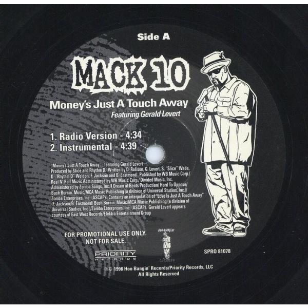 製造国 : US　　リリース年 : 1998　　レーベル : PRIORITY　　品番 : SPRO 81078　　　　スリ傷有るがプレイＯＫ。'98人気ウェッサイ！Gerald Levertを迎えMack 10にしてはキャッチーに仕上げ数...