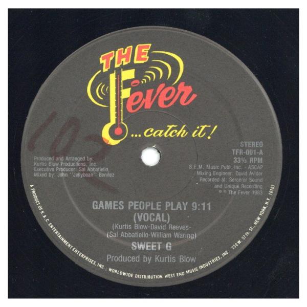 製造国 : US　　リリース年 : 1983　　レーベル : Fever Records 　　品番 : TFR 001 　　　　ラベルにマジックで書込有。US Org。NY出身80年代初頭に"Boogie Feelin' Rap"や"Hea...