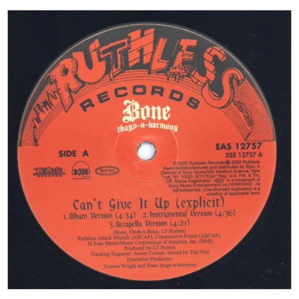 製造国 : US　　リリース年 : 2000　　レーベル : RUTHLESS / EPIC　　品番 : EAS 12757　　　　'00リリースの人気盤"Btnhresurrection"から結局プロモオンリーで終わったシングル。LT H...