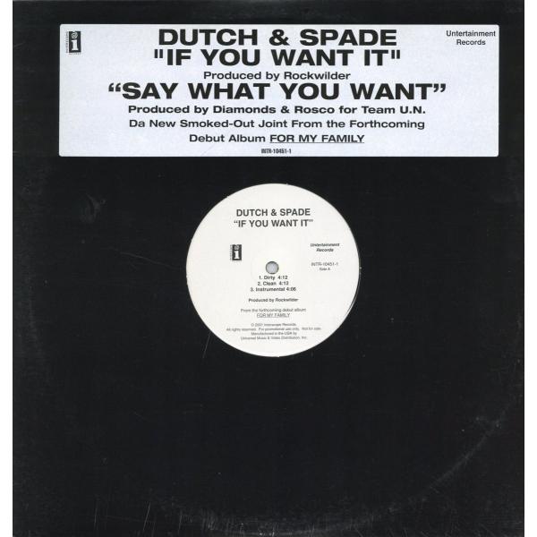 製造国 : US　　リリース年 : 2001　　レーベル : Interscope Records / Untertainment Records　　品番 : INTR-10451-1　　　　ジャケステッカー有。US Org!!2001年の...