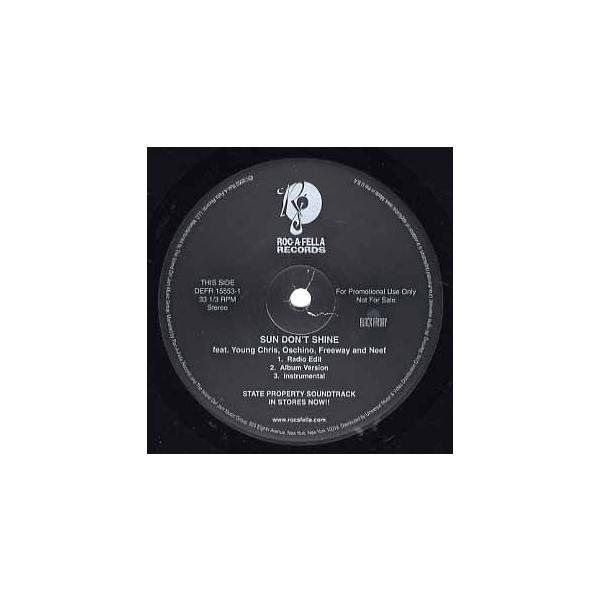 製造国 : US　　リリース年 : 2002　　レーベル : ROC-A-FELLA　　品番 : DEFR 15553-1　　　　2002年人気プロモオンリー盤！Roc-A-Fella注目のサントラ"State Property"からの第2...