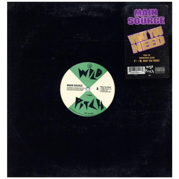 製造国 : US　　リリース年 : 1993　　レーベル : Wild Pitch Records　　品番 : Y-58092　　　　ジャケステッカー有。US Org!! 結局正規発売されなかった幻の2nd Album"F--k What ...