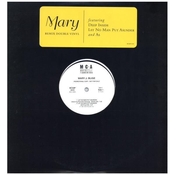 製造国 : US　　リリース年 : 1999　　レーベル : MCA　　品番 : MCA13650　　　　ジャケステッカー有。2000年に2枚組でリリースされたプロモオンリー人気盤。1999年にリリースされたアルバム"Mary"からのプロモ...