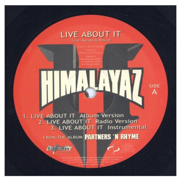製造国 : US　　リリース年 : 2000　　レーベル : DL4 Music　　品番 : INF-001　　　　'00"Partners 'N Rhyme"からの人気シングルカット。オススメはKuruptとRoscoeを迎えブリブリでバ...