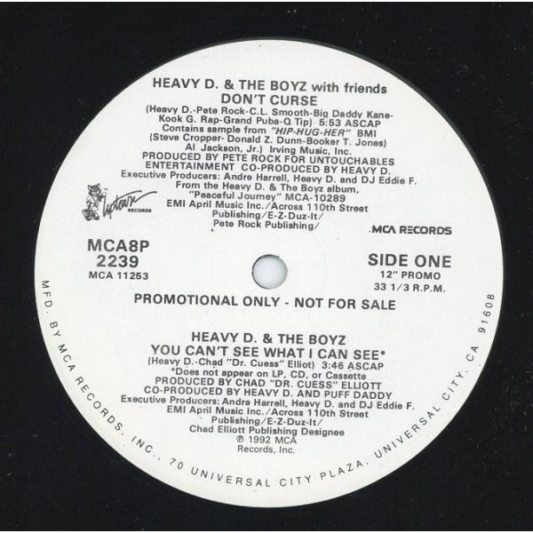 製造国 : US　　リリース年 : 1992　　レーベル : MCA Records　　品番 : MCA8P-2239　　　　UPTOWNレーベルジャケ。USオリジナル!! Pro Pete RockにQ-Tip,Puba,Kool G R...