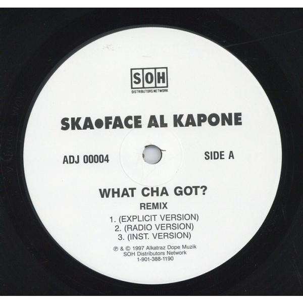 製造国 : US　　リリース年 : 1997　　レーベル : Alkatraz Dope Muzik　　品番 : ADJ 00004　　　　Al KaponeがSka Face Al Kaponeと改名してリリースした'97マイナー名盤"W...