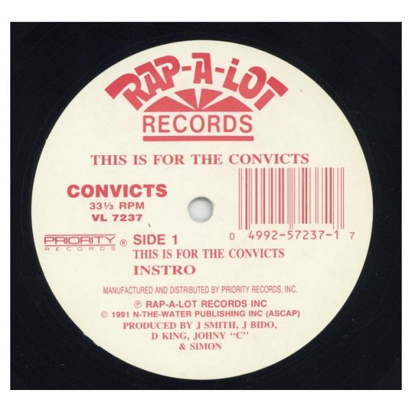 製造国 : US　　リリース年 : 1991　　レーベル : Rap-A-Lot Records　　品番 : VL 7237　　　　スリ傷有るがプレイＯＫ。US Org。3-2とBig Mikeによるヒューストン重鎮Rap Duoが'91に...