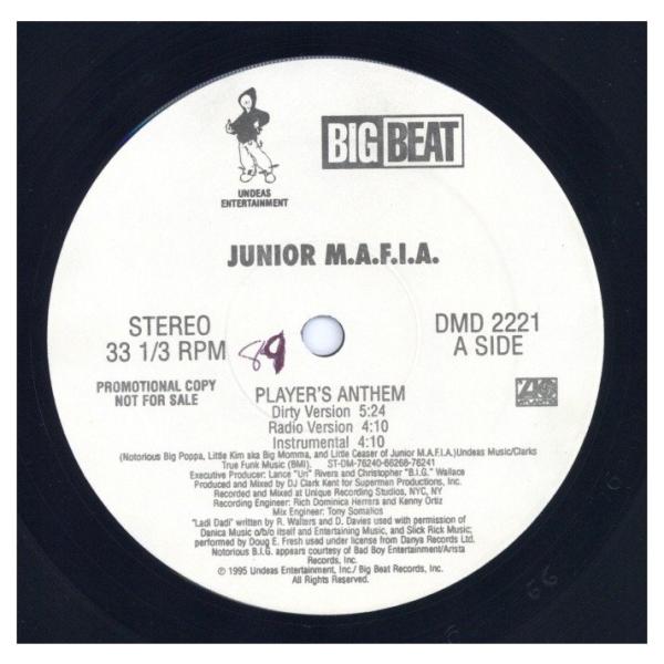 製造国 : US　　リリース年 : 1995　　レーベル : Big Beat　　品番 : DMD2211　　　　ジャケステッカー無し・A面ラベルに書き込み有。US Promo Org。Lil' Kimも在籍していたBrooklynのMC集...