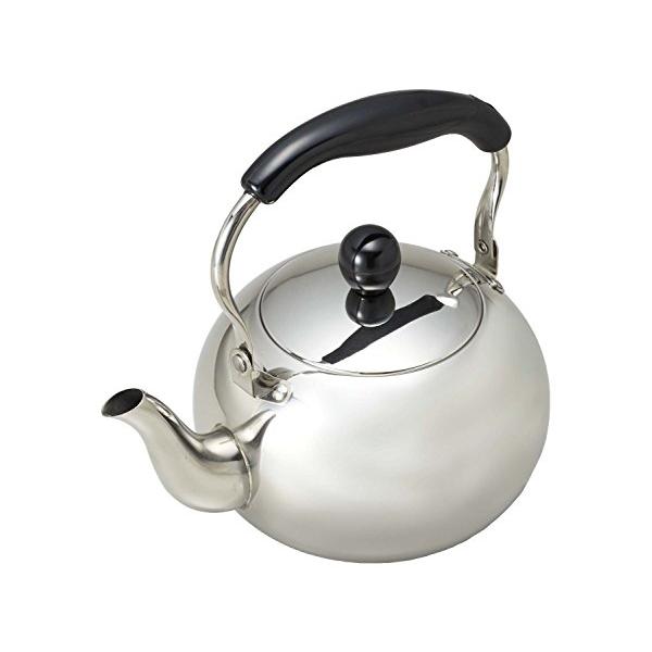 シルバー/1.5L/H-1721・Size:1.5L・パッケージ個数:1・製品サイズ:(約)幅225×奥行160×高さ190mm・製品重量:(約)430g・材質:本体・蓋/18-8ステンレス鋼、取っ手・蓋つまみ/フェノール樹脂(耐熱温度15...