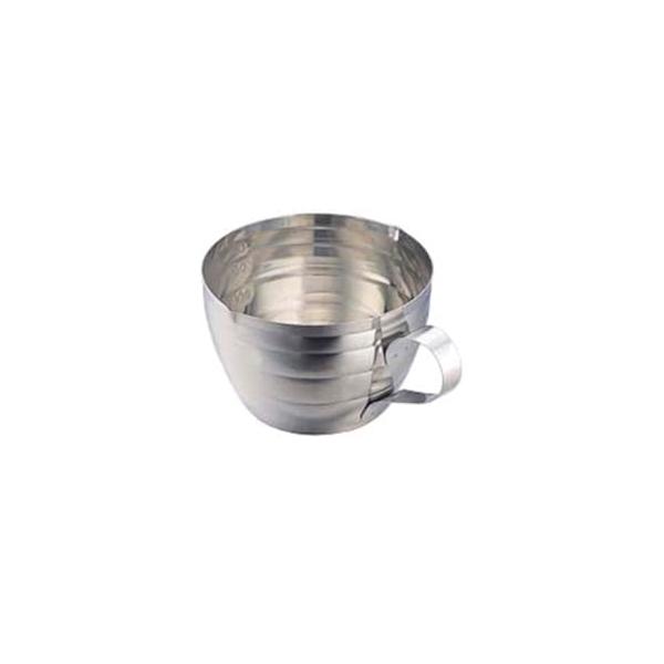 シルバー/サイズ：約W10.5 D8.5 H5.3/4521540205770・パッケージ個数:1・外寸 :φ85×55mm・製品重量:50g・材質:18-8ステンレス・容量:200cc