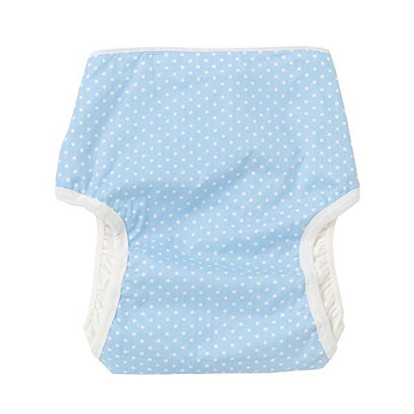 ブルー、水玉/M/-・Color:ブルー、水玉Size:M・パッケージ個数:1・とってもカワイイ色柄が勢揃い。たくさんのお客様からの声から、素敵なおむつカバーが生まれました。・お洒落なデザインで、男女問わずユニセックスでお使いいただけます。...