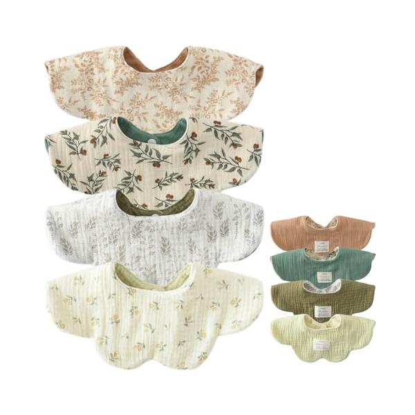 該当なしグリーン葉っぱ/-/MW2502SM・Color:グリーン葉っぱ・両面ベビースタイ：両面使えるリバーシブルタイプのベビースタイです。片面は無地の生地になっているので、柄物のお洋服にも合わせていただけます。リバーシブルが嬉しい2way...