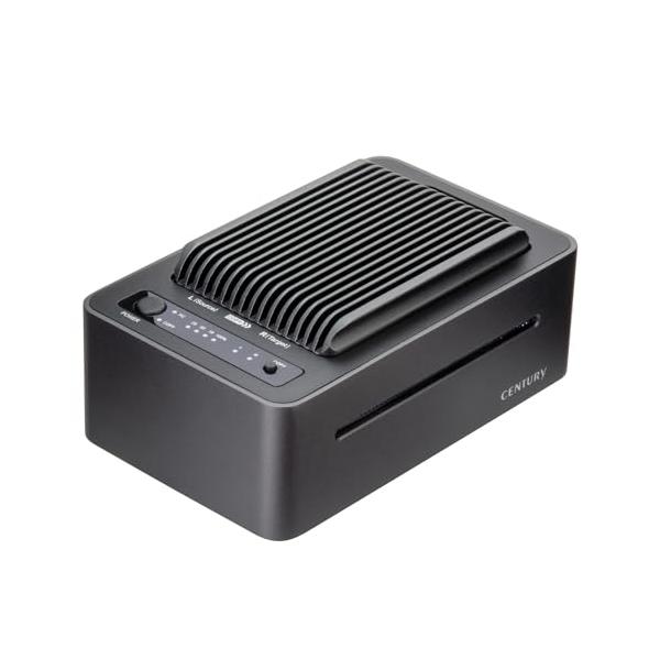 -/-/CRCBNV2U20GCP_FP・パッケージ個数:1・PC不要でM.2 NVMe SSDをまるごとコピー。小容量から大容量へのコピーで簡単容量アップ・高速なUSB20Gbps(USB3.2 Gen2×2)接続で2Bayの外付けクレー...