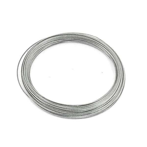 Silver/2.0mm15m/wire-2.0・Model:wire-2.0・素材ＳＵＳ３０４ステンレス鋼　ニッケル１８％クロム８％の素材で１８−８ステンレスと呼ばれており錆びにくく強度も強い素材です。素線構成は7*７です。・いわゆる単線...