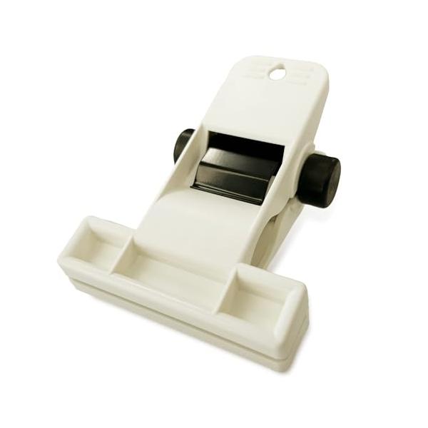 コンパクト(ホワイト)/2.75 inches/641012・Color:コンパクト(ホワイト)・パッケージ個数:1・サイズ幅70×高さ90×厚さ40mm・素材ABS、バネ鋼材、起毛ポリエステル・ヘッドがコンパクトで持ち運びに便利。・開口部...