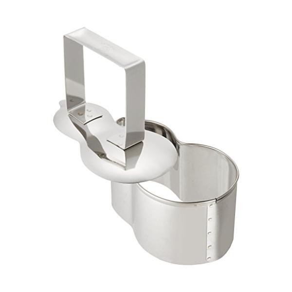 ひょうたんシルバー/ひょうたん/000212・Style:ひょうたんPatternName:物相型・パッケージ個数:1・サイズ:103×58mm・素材・材質:18-8ステンレス・生産国:日本