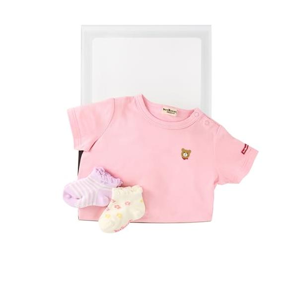 カジュアルピンク/90/-・Size:90Color:ピンク・こちらの商品はギフトセットとなっており、リボンシールが付く仕様となります。商品価格のわかるタグはついておりませんので、プレゼントにおすすめです。ショッピングバッグ（手提げ袋）はお...