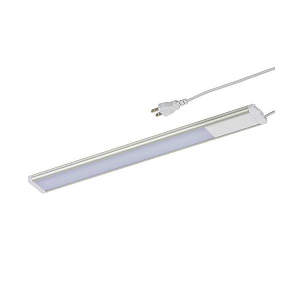 スイッチ式ホワイト/457mm/LT-NLEST07D-HN・Size:457mmStyle:スイッチ式・パッケージ個数:1・薄型1.4cm、ベーシックな多目的ライト・長さ約457mm・電気工事不要・スリムなライトなので場所を選ばず便利に使...