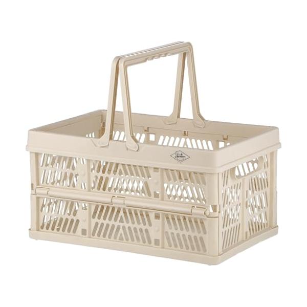 折り畳みコンテナホワイト/Mサイズ/86444・Color:ホワイトSize:Mサイズ・パッケージ個数:1・サイズ：幅38×奥行25.5×高さ20cm・重量：0.6kg、耐荷重：6kg・材質：ポリプロピレン・折りたたみ時サイズ：幅38×奥行...