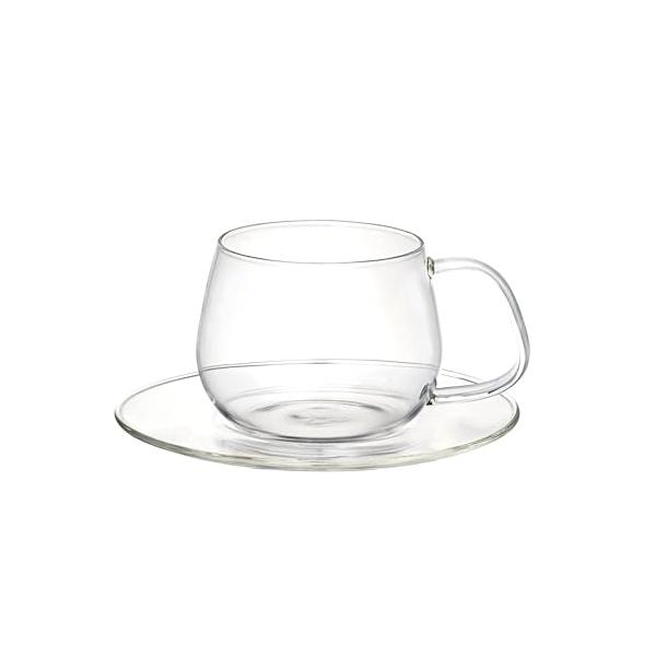 ミニマリスト透明/350ml/8331・Size:350mlPatternName:カップ&amp;ソーサー・パッケージ個数:1・カップサイズ:φ80xH70xW120mm/350ml・ソーサーサイズ:φ150xH10mm・使用区分:熱湯用...