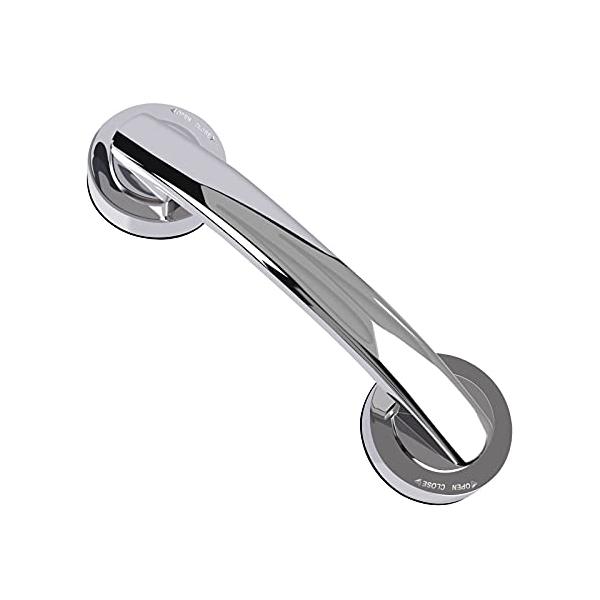 銀色/26MM/Handle-918・延長版厚手版吸盤ハンドル取っ手吸盤の材質はABS樹脂です、PVC+ ABS+粘着シリカゲルがつきます。全長230ＭＭ、ハンドル部分の幅を26 mmに伸ばし、手の大きい大人の男性にも優しいです。・真空超強...