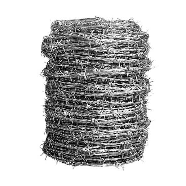 有刺鉄線(細い)鉄 (亜鉛メッキ)/100M/55782・Size:100MStyle:有刺鉄線(細い)・パッケージ個数:1・JIS規格に準じて製造。・亜鉛付着量:SWMGS-2、ピッチ(とげの間隔):76mm、ピッチ間のより合わせ数:3~...