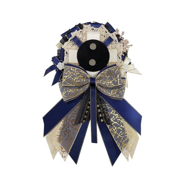 カジュアルネイビー/小/TGRS-1002・Color:ネイビー・パッケージ個数:1・高級感あるテープ使用・缶バッジ脱着用マグネット付き・対応缶バッジサイズ57mm・サイズ：W15cm * H22cm・後安全ピン仕様