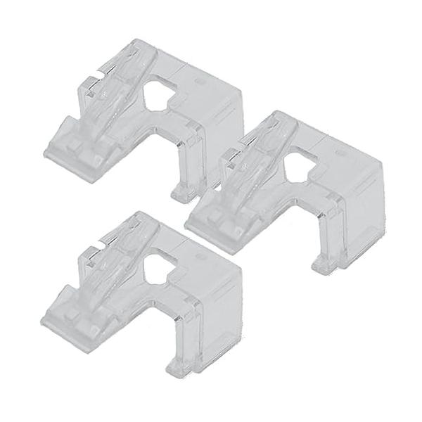 クリア/-/SSC-16LANC・パッケージ個数:1・かちゃっとはめるだけの簡単補修 LANケーブルの爪が折れてしまった際に修復する為のパーツです。 プラグの上から被せるだけで簡単に補修が可能で繰り返し使え経済的です・つめの折れたLANケー...