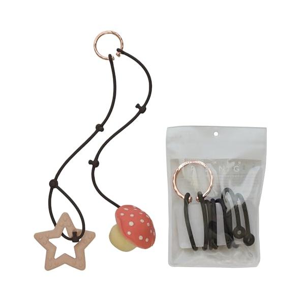 ROSEGOLD/BLACK/-/-・Color:ROSEGOLD/BLACK・パッケージ個数:1・BPAフリー/食洗機対応（シリコン部分のみ）・メーカー1年・シリコンストラップ長さ : 約50cm 金属リング直径 : 約4.8cm 厚み：...