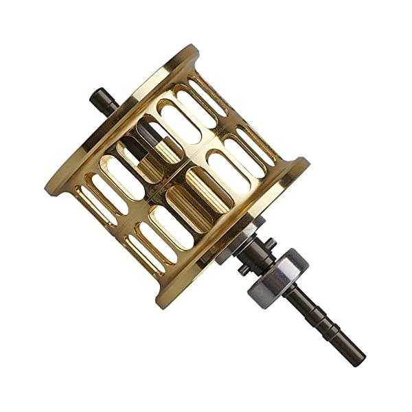 フィッシングゴールド/-/-・Color:ゴールド・対応機種ダイワ(DAIWA) PR100 ベイトリール 替えスプール・重量9.0g(ベアリング2個含)素材ジュラルミン。・PE糸(糸No. - 長さm)：0.6 - 120m，0.8 - ...