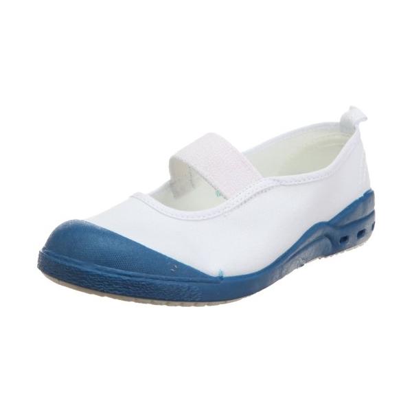 上履き バレーネイビー/18.5 cm/NVS 2250・パッケージ個数:1・日本製・靴幅:2E・甲材：綿・ソール：TPR・洗濯機丸洗い可