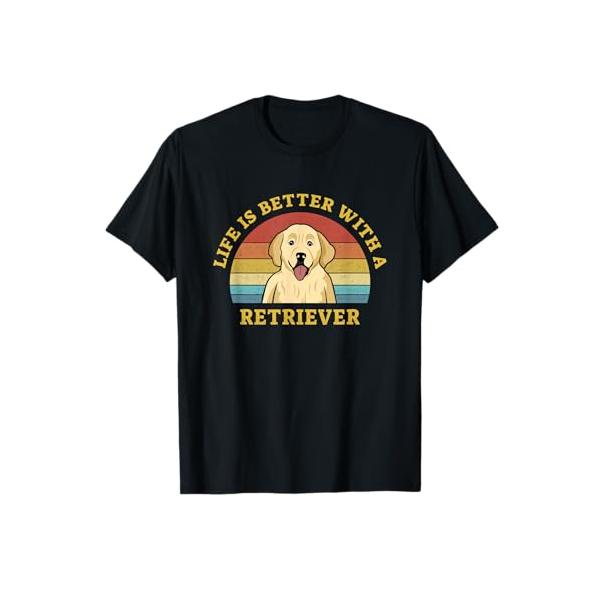 かわいいブラック/S/-・ゴールデンレトリバーのオーナーですか、ゴールデンレトリバーを持っている人を知っていますか それなら、このデザインはギフトに最適です。 レトリーバーの子犬は一番かわいい犬です。 レトリーバーのファンであることを示しま...