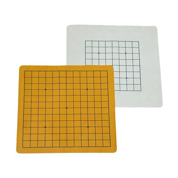 B/-/-・Color:B・人工皮革製の標準サイズ碁盤です。表13路盤+裏9路盤のリバーシブル仕様です。・サイズ：約32.5×31cm。厚さ：約1.5mm。コンパクトサイズで、初心者や手軽に囲碁を楽しみたい方に最適です。・碁石を打つ際にも音...