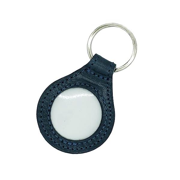 カジュアルブルー/Free Size/ik-336to・Color:ブルー・素材：牛革 (栃木レザー）・生産国：日本・サイズ：約60ｍｍｘ45ｍｍ　金具含まず　/ 重量：約15g/・収納可能な写真サイズ：直径34ｍｍ程度の丸形写真・天然皮革...