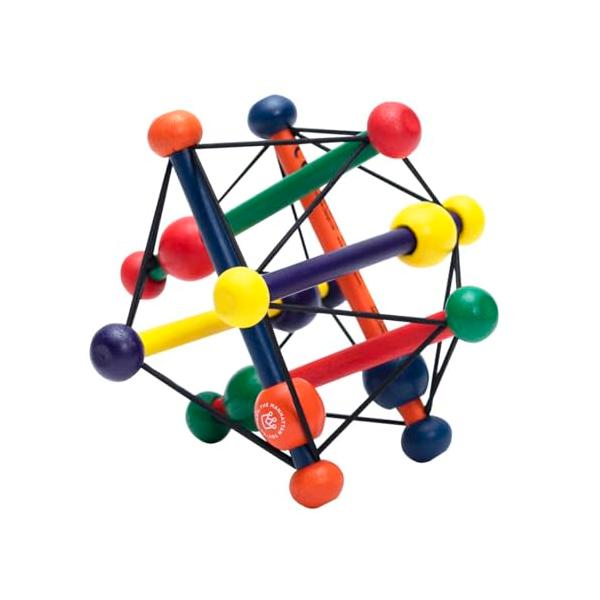 赤、青など/-/-・1歳ごろまでの手指の発達にあわせて長く遊べる、手遊びトーイ・木の棒とゴムのひっぱり合う力でバランスを保ち、小さな手でも握りやすいデザインと、どこから力を加えてもつぶれ、元に戻る様子が赤ちゃんの好奇心をくすぐります。・対象...