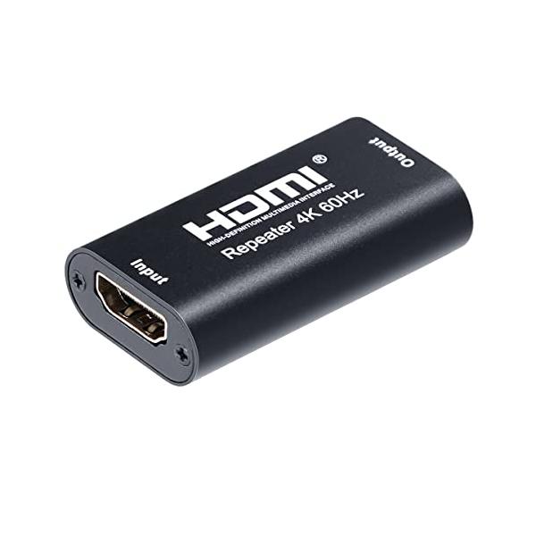 HDMI2.0・・Style:HDMI2.0・HDMIケーブル同士を繋いで延長させるHDMIリピーター（中継器）です。内部に「増幅回路（イコライザー）」を内蔵しており、ケーブル伝送時に発生した信号の減衰ぶんを補整してくれます。・映像機器やゲ...
