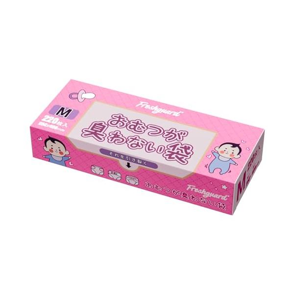 ホワイト/M-220枚/-・Size:M-220枚Color:ホワイト・防臭袋とは？ 袋自体がニオイを通しにくく作られた袋です。3日~11日以上経ってもほとんどニオイを感じないほどの防臭力環境を考え、燃やしても有毒ガスを発生しない素材です・...