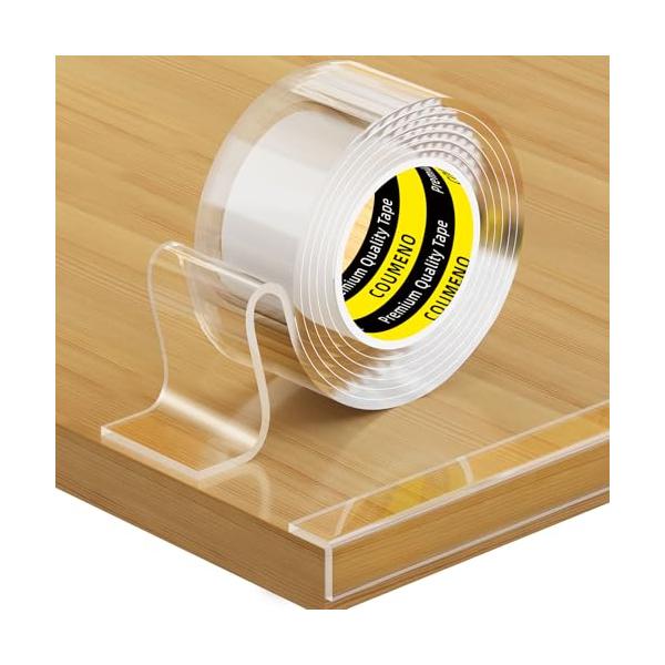 -/40mmX3m/-・Size:40mmX3m・素材エッジガードは、高粘度、何度も絞ったり引っ張ったりすることができ、変形や破れが少なく、プラスチックの5倍の保護力を備えたアップグレードされたアクリル素材で作られています。・柔らかく透明保...