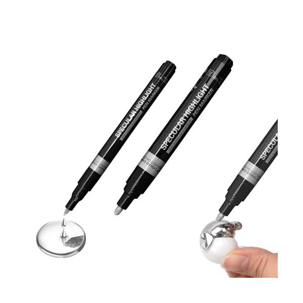 シルバー 1mm+2mm/-/-・商品説明シルバーアートリキッドミラークロームメッキマーカー；複数サイズ：0.7mm、3.0mm二つのペン先サイズ、創作の多様なニーズを満たすことができる・ミラークロムメタルクロムメッキペンはミラー、滑らかな...