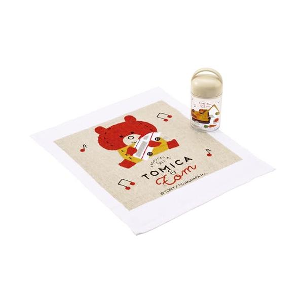 トミカとトム/横28×縦32cm/OA5AG・Color:トミカとトムPatternName:おしぼり・パッケージ個数:1・サイズ：横5.8×縦4.4×高12.5cm、おしぼり：横28×縦32cm・材質：ケース：AS樹脂、おしぼり：綿100...