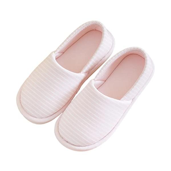 男女兼用ピンク/22.5~23.0 cm/-・Size:22.5~23.0 cmColor:ピンク・かかと部分にゴムがが入っているので脱げにくく歩きやすいです。・おしゃれでシンプルなデザインなので室内履きルームシューズとしてお家でのリラック...